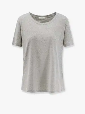 THE ROW Dera Cotton T-shirt - Grey