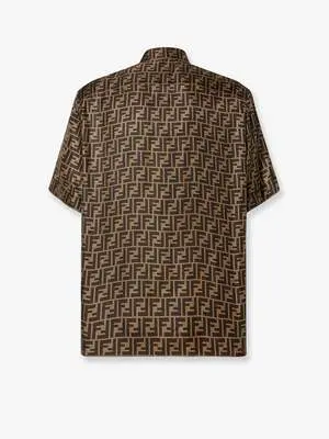 Fendi Silk Shirt With Ff Motif