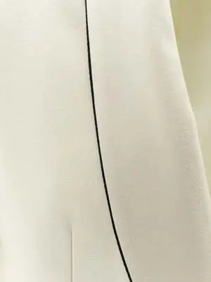 LARDINI Wool Blend Blazer With Contrasting Profiles
