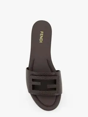 Fendi Leather Slides