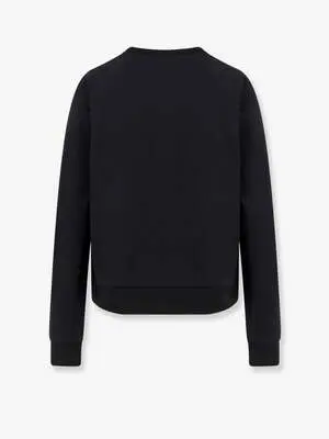 Moncler Cotton Sweatshirt With Front Logo
