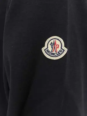 Moncler Cotton Sweatshirt With Front Logo
