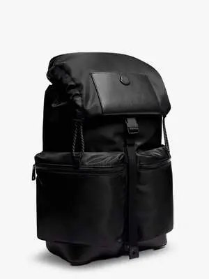 Moncler Kenton Drill Nylon Backpack With Logo Patch