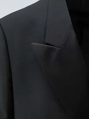 LARDINI Doublebreasted Virgin Wool Tuxedo