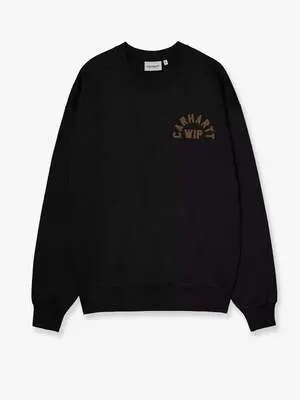 Carhartt Work In Progress Arch Script Cotton Blend Sweatshirt - Black