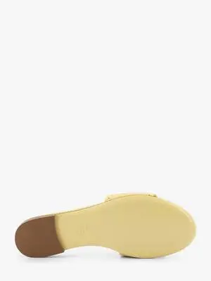 Fendi Leather Slides