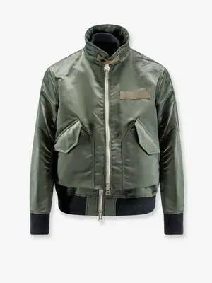 Sacai Cotton And Nylon Jacket