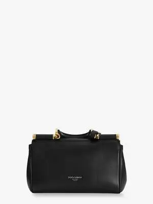 Dolce & Gabbana My Sicily Mini Leather Handbag - Black