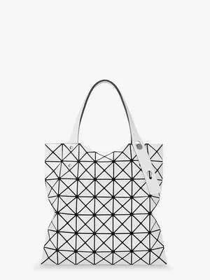 Issey Miyake Prism Geometric Pattern Shoulder Bag - White