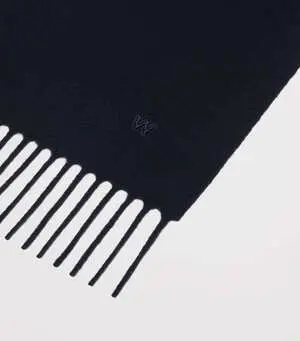 Max Mara Wool Fringe Scarf