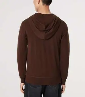 ALLSAINTS Merino Wool Mode Hoodie