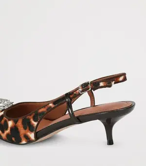 Kurt Geiger Leather Belsize Slingback Heels