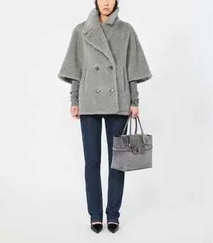 Max Mara Suede Margaux Top-handle Bag