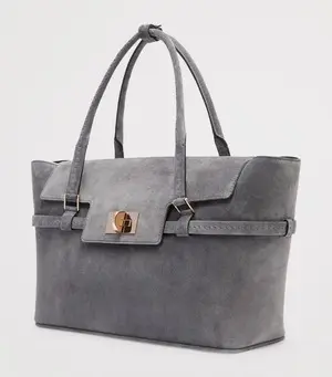 Max Mara Suede Margaux Top-handle Bag