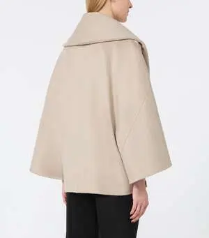 Max Mara Cashmere Shawl-lapel Cape
