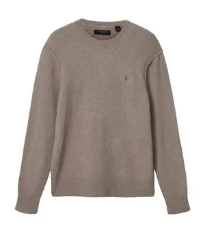 ALLSAINTS Crew-neck Statten Sweater - Brown