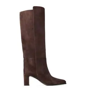 JIMMY CHOO Caly 65 Suede Knee-high Boots - Brown