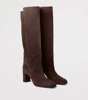 JIMMY CHOO Caly 65 Suede Knee-high Boots