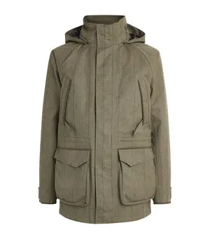 Purdey Tweed Stripe Yorkshire Field Coat