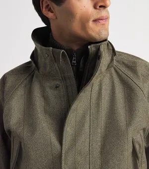 Purdey Tweed Stripe Yorkshire Field Coat