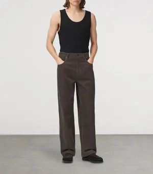 ALLSAINTS Corduroy Rivet Straight Jeans