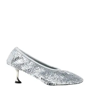 Proenza Schouler Sequined Pumps - Gray