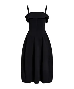 Proenza Schouler Blanca Ruffled Midi Dress