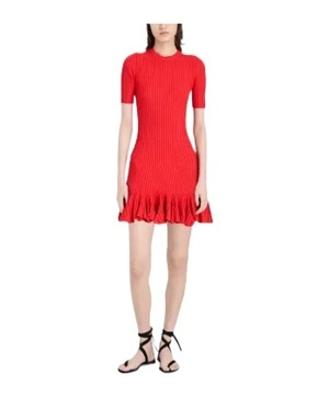 Proenza Schouler Leandra Ribbed Mini Dress