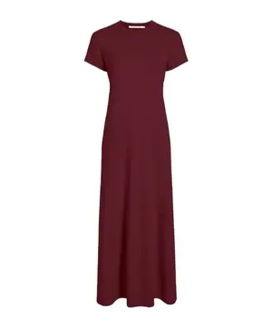 Proenza Schouler Noelle Short-sleeve Maxi Dress - Brown