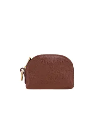 Longchamp Le Foulonne Coin Purse Coffee