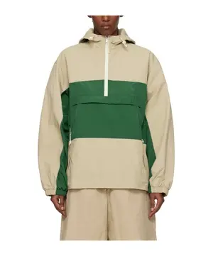 On Color-block Recycled Shell Jacket - Nude