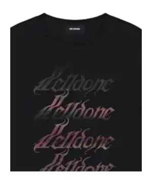 We11Done Gradient Logo T-shirt