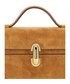 Savette Symmetry Slim Suede Clutch Bag