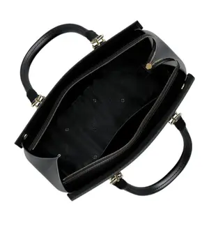Michael Kors Marilyn Saffiano Leather Satchel - Black