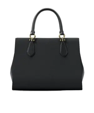 Michael Kors Marilyn Saffiano Leather Satchel - Black