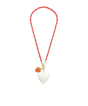 Assouline Enamel And Cord Necklace