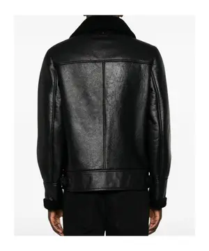 SALVATORE SANTORO Long-sleeved Leather Jacket