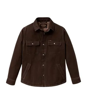 Filson Fleece-lined Button-up Shirt Jacket - No