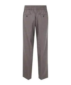 Drole De Monsieur Elastic-waist Casual Trousers - Black