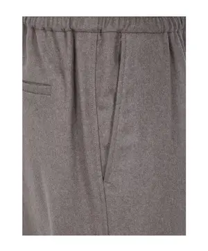 Drole De Monsieur Elastic-waist Casual Trousers - Black