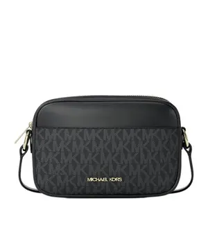 Michael Kors Jet Set Small Signature Logo Camera Crossbody Bag