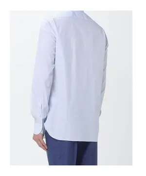 LUIGI BORRELLI Vertical-stripe Cotton Shirt