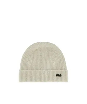 MASSIMO OSTI STUDIO Ribbed Knit Hat - Nude
