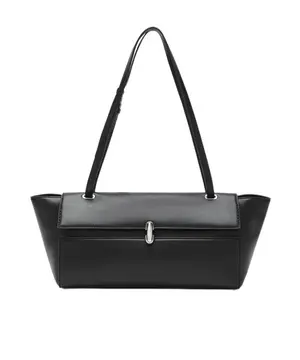 Savette Symmetry Trapeze Leather Shoulder Bag
