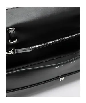 Savette Symmetry Trapeze Leather Shoulder Bag
