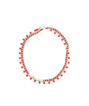 Assouline Beaded Necklace Set - White
