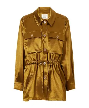 Giuliva Heritage Drawstring Satin Jacket