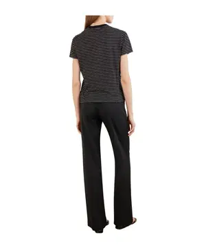KALLMEYER Kenzie Striped Cotton-jersey T-shirt