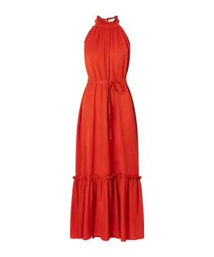 Giuliva Heritage Silk Crepe Maxi Dress