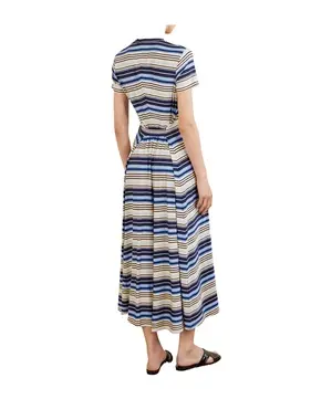 Proenza Schouler Striped Jersey Maxi Dress